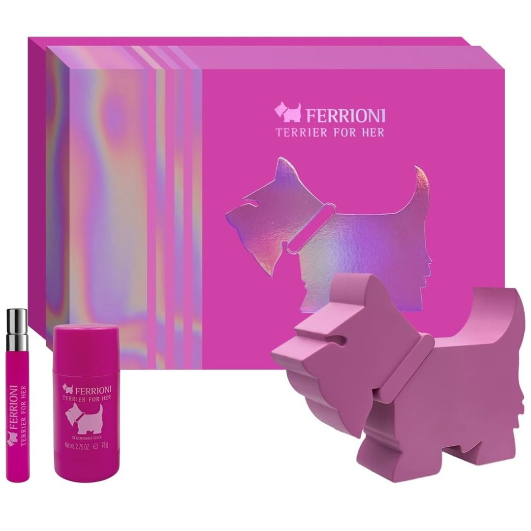 Set Eau de Parfum Ferrioni Terrier 90 Ml para Mujer