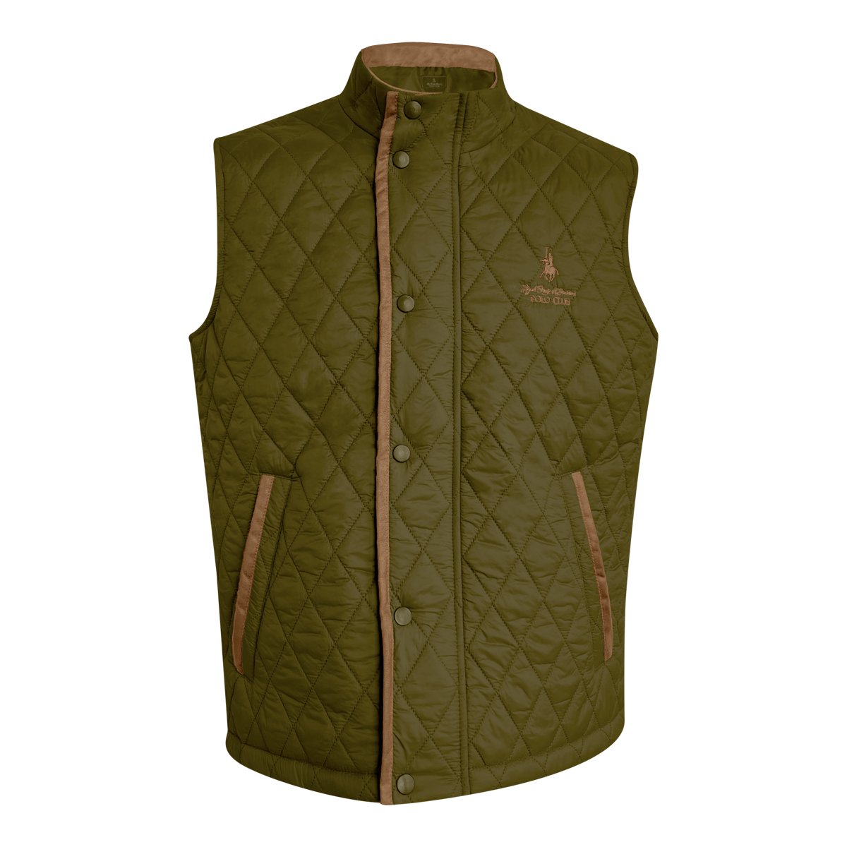 Chaleco Capitonado Royal Polo Club Rombos para Hombre Plus