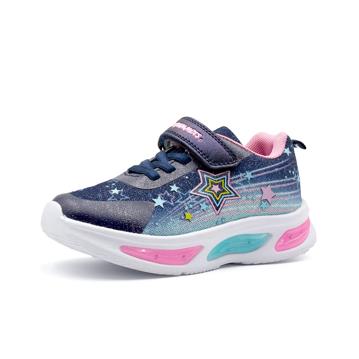 Tenis con Velcro 14-20 Azul Bubble Gummers
