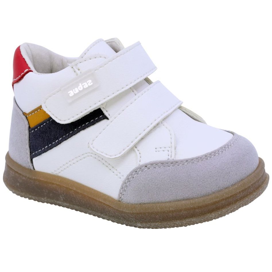 Tenis con Velcro 11-13 Gris Audaz