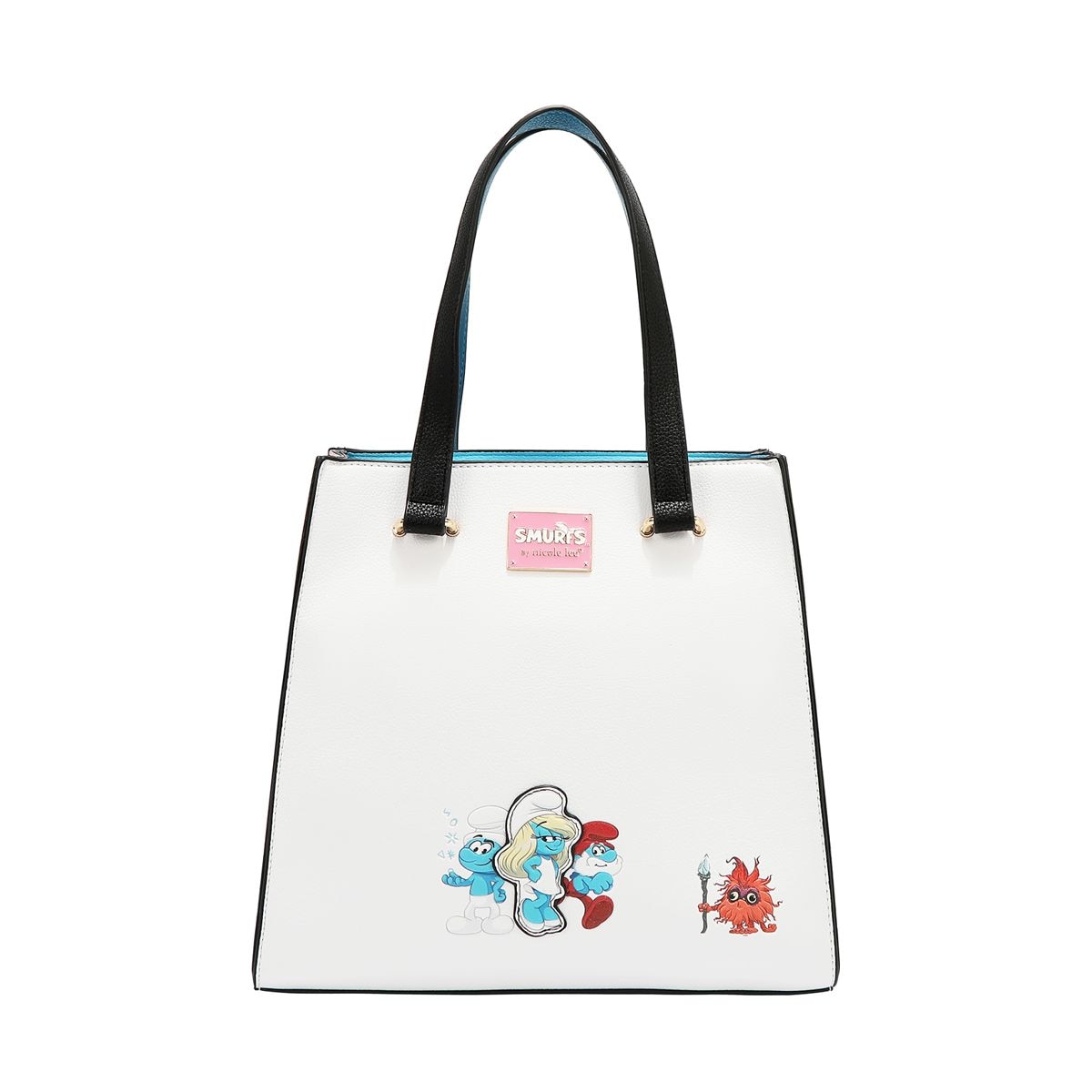 Bolso Blanco Smurf-Pitufos Nicole Lee