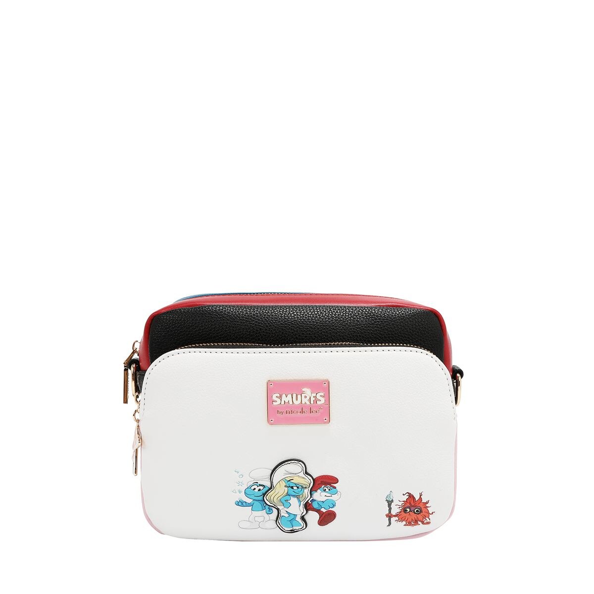 Bolso Blanco Smurf-Pitufos Nicole Lee