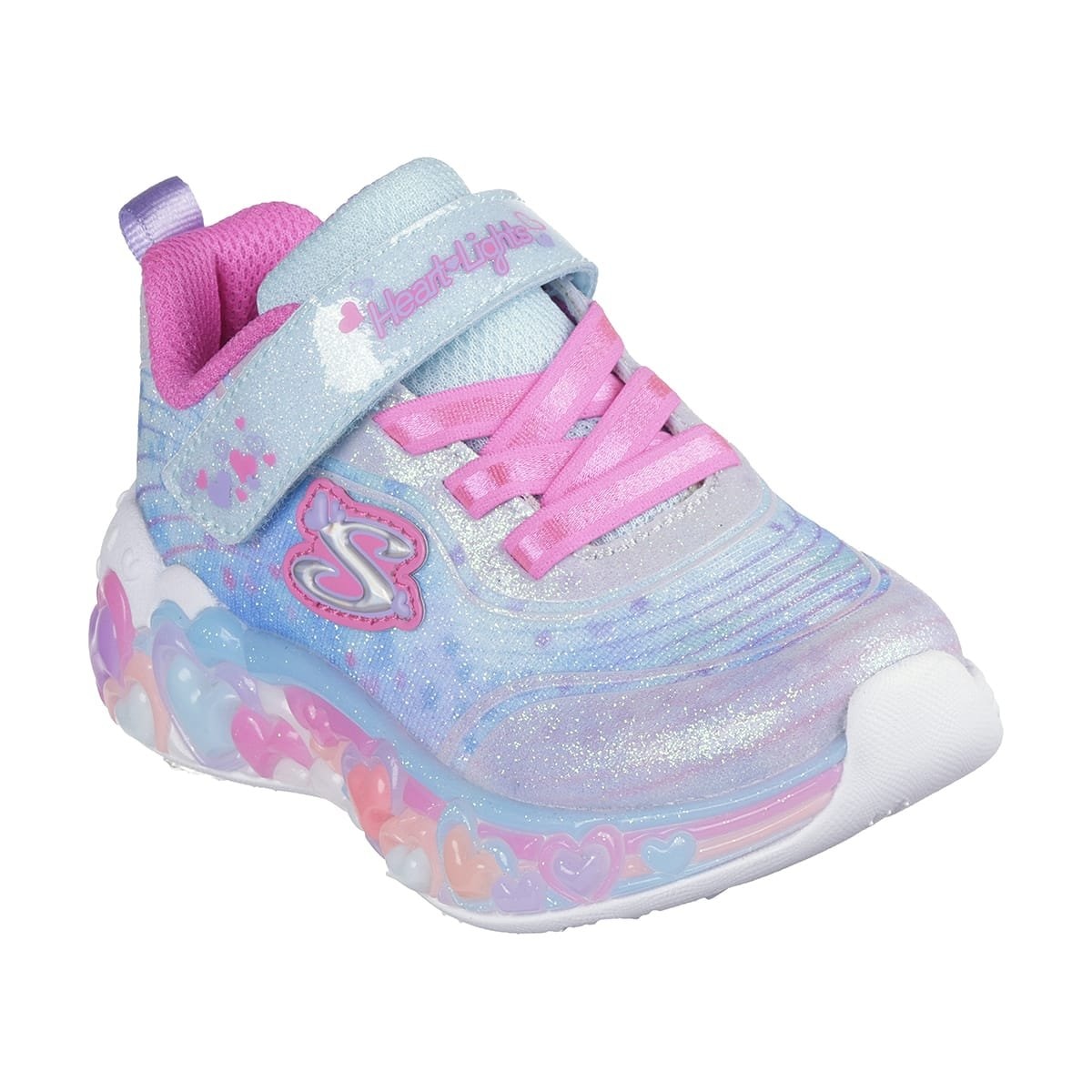 Tenis con Velcro Y Luces 11-16 Colores Skechers