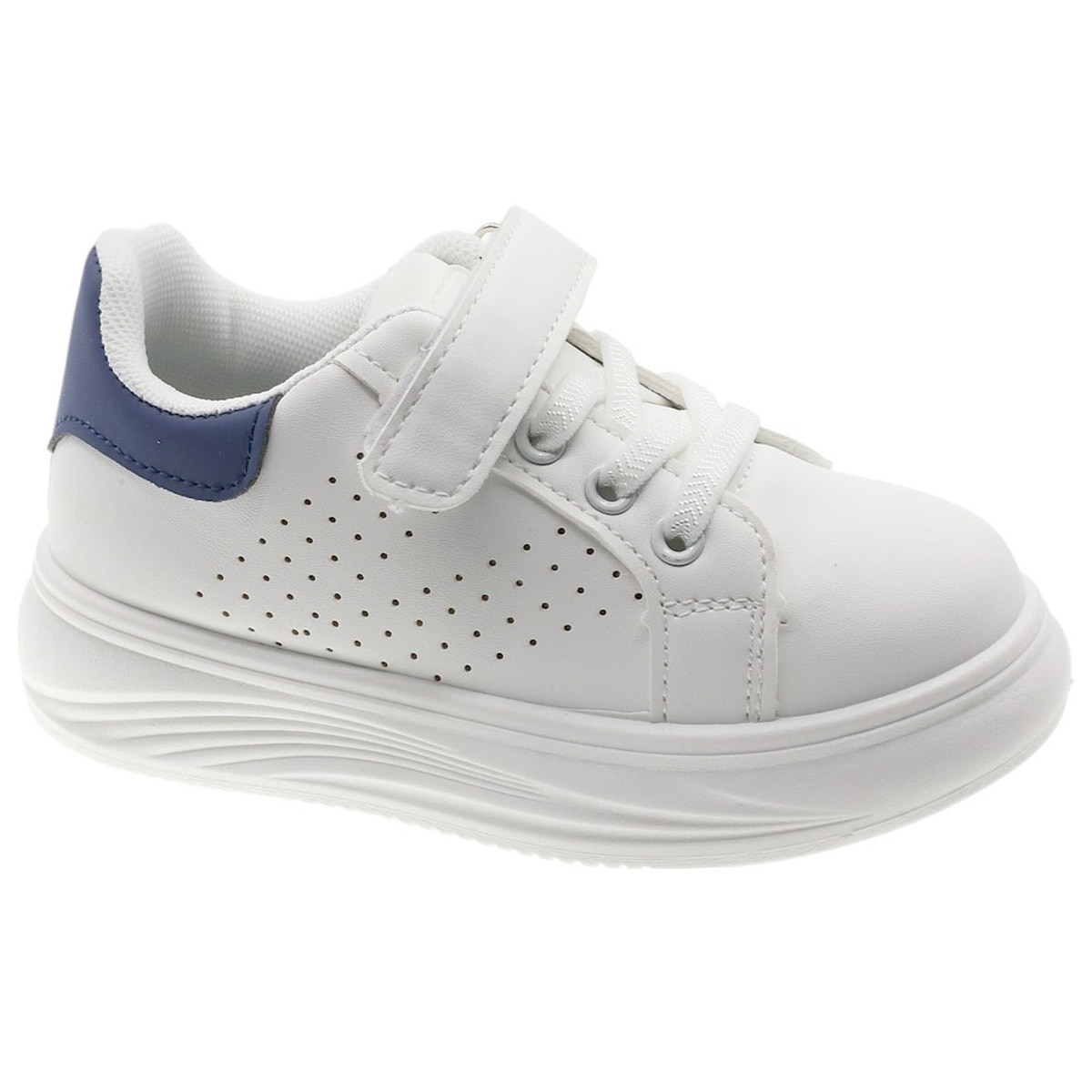 Tenis con Velcro 15-19 Blanco Beppi