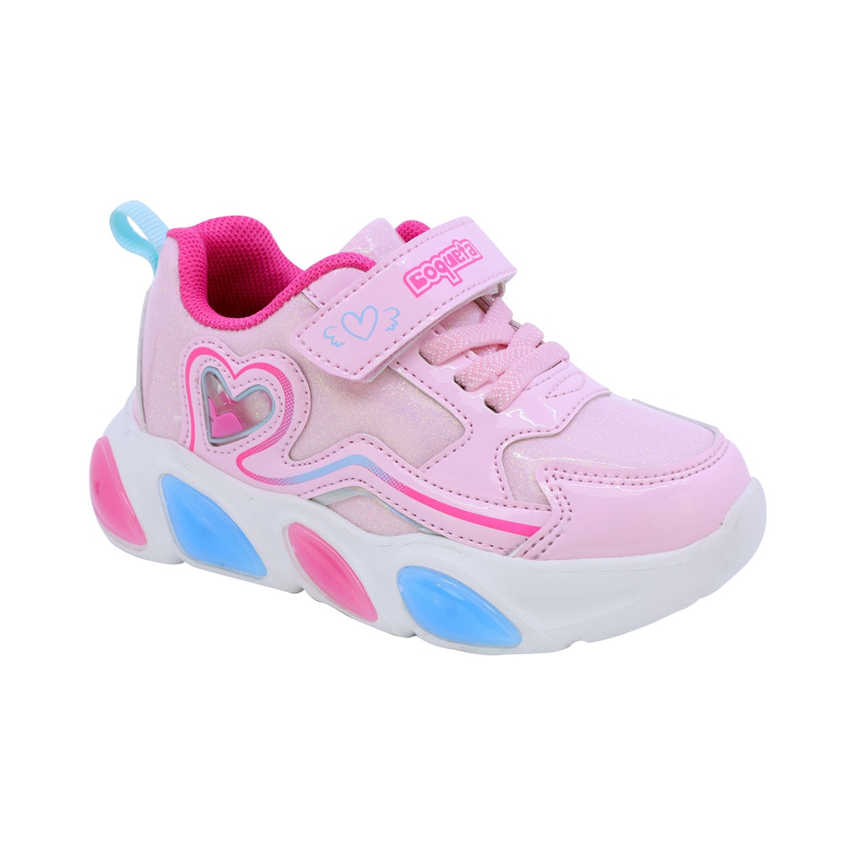 Tenis con Velcro 14-18 Rosa Coqueta