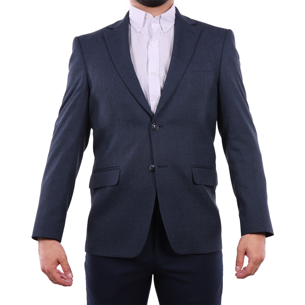 Saco Azul Oscuro con Corte Moderno Pierre Cardin para Hombre