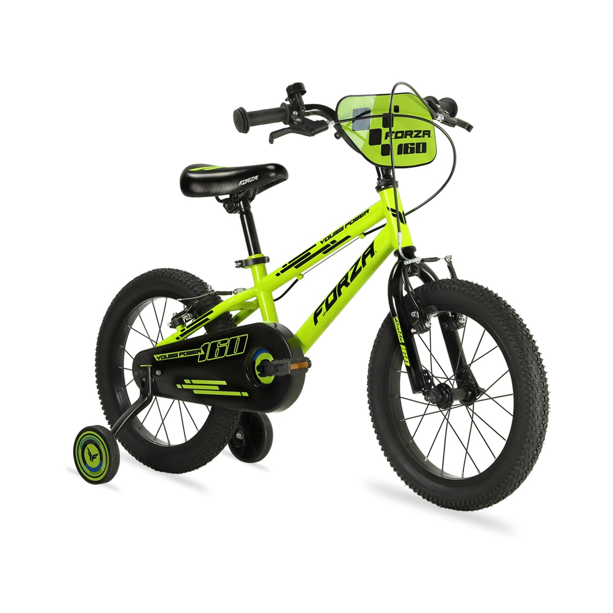 Bicicleta Forza Bmx Young Power R16 Amarillo Neón Benotto