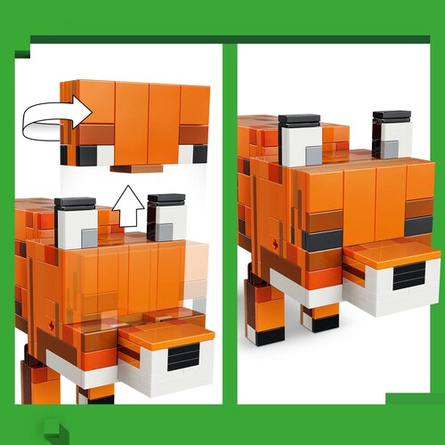 Lego® Minecraft® el Zorro - Juguete Decorativo - 21588