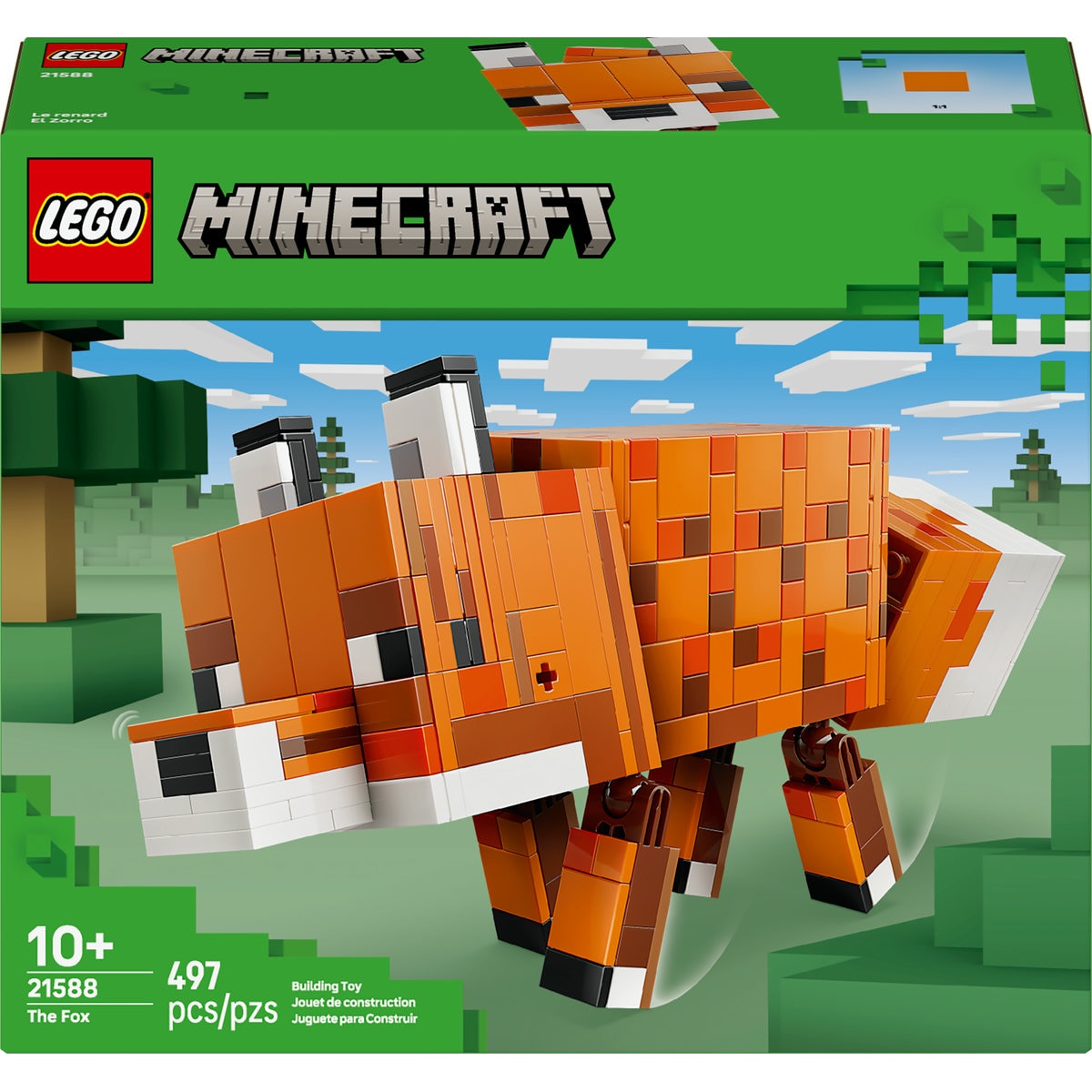 Lego® Minecraft® el Zorro - Juguete Decorativo - 21588