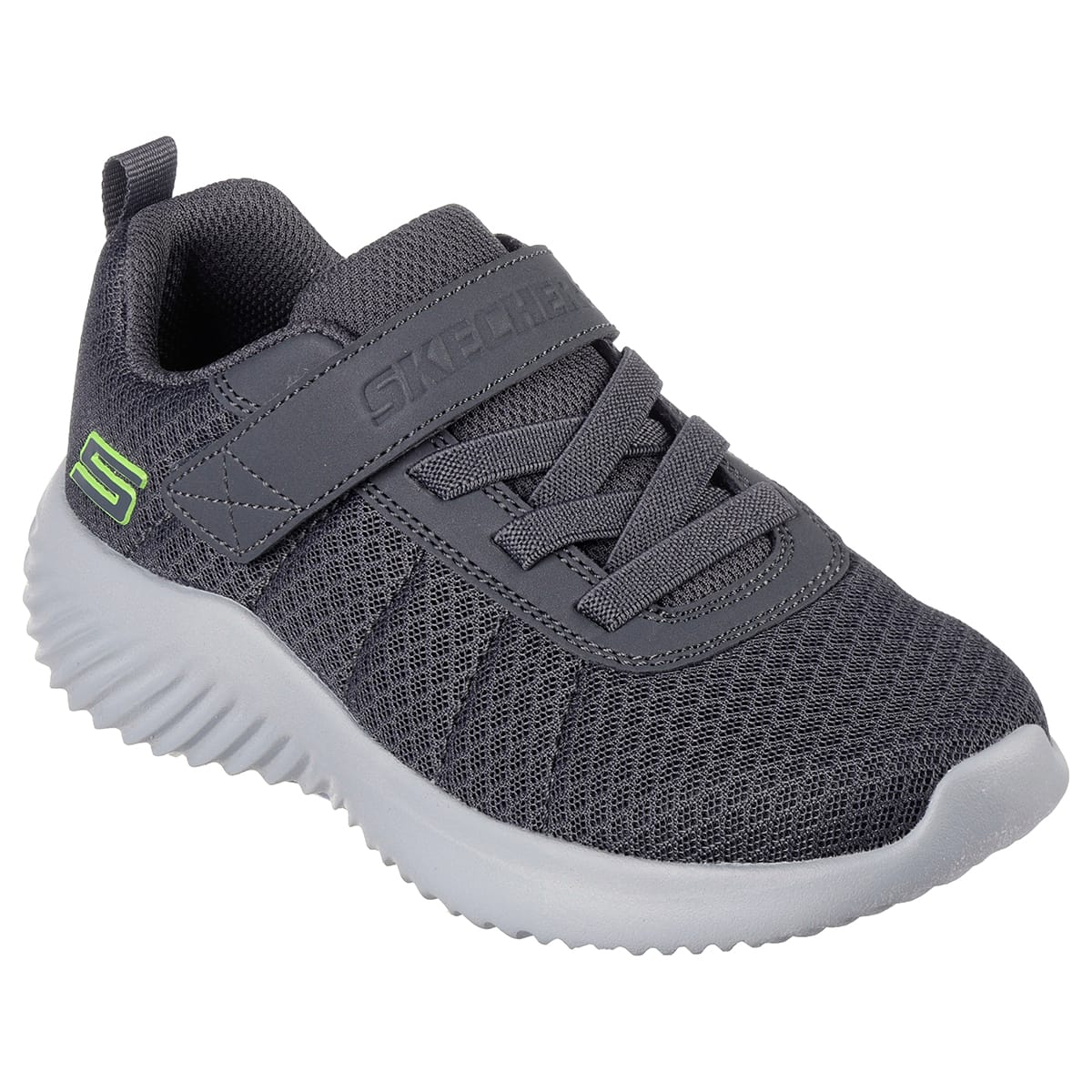Tenis con Velcro 17-22 Gris Skechers
