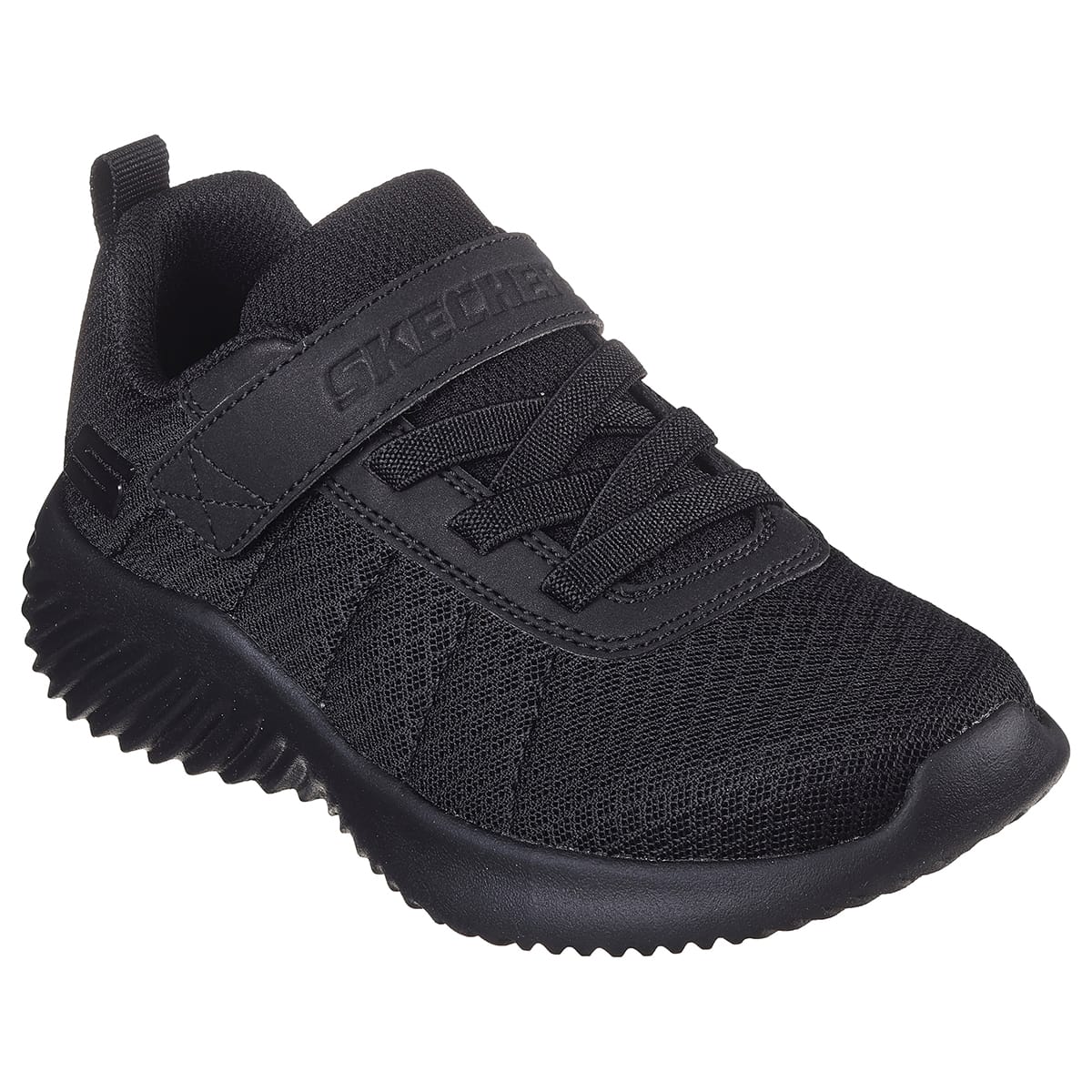 Tenis con Velcro 17-22 Negro Skechers