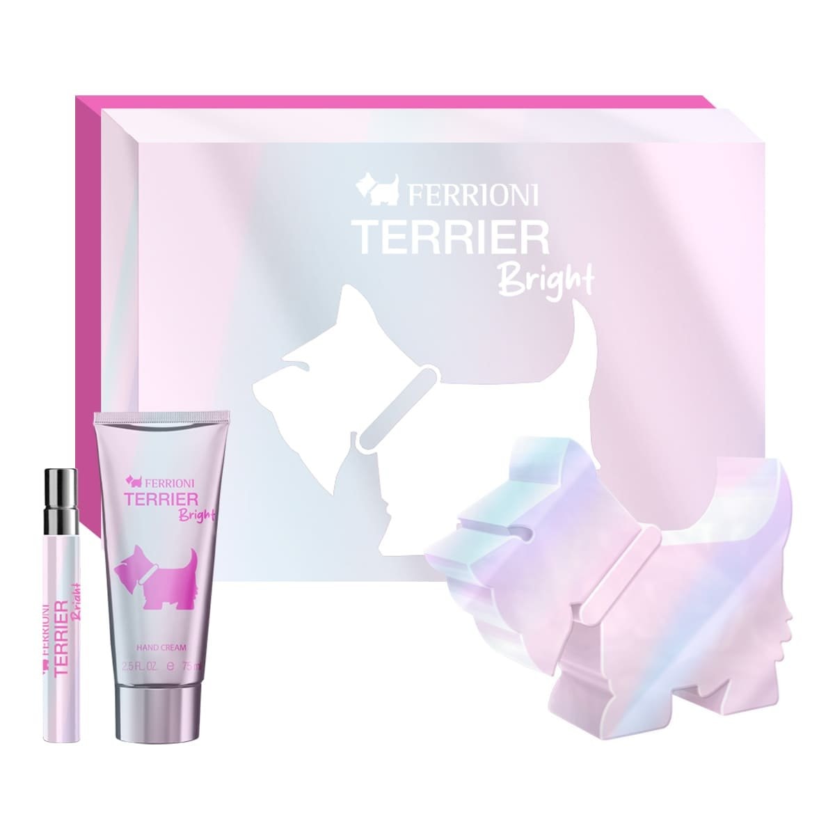 Estuche Perfume Ferrioni Terrier Bright Eau de Parfu 100Ml para Dama