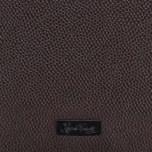Billetera Polo Club Hombre Café Elegante Texturizada