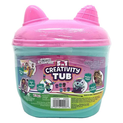 Tina Creativa 5 en 1 Gabbys Dollhouse Kiddieland