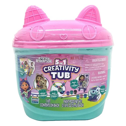 Tina Creativa 5 en 1 Gabbys Dollhouse Kiddieland