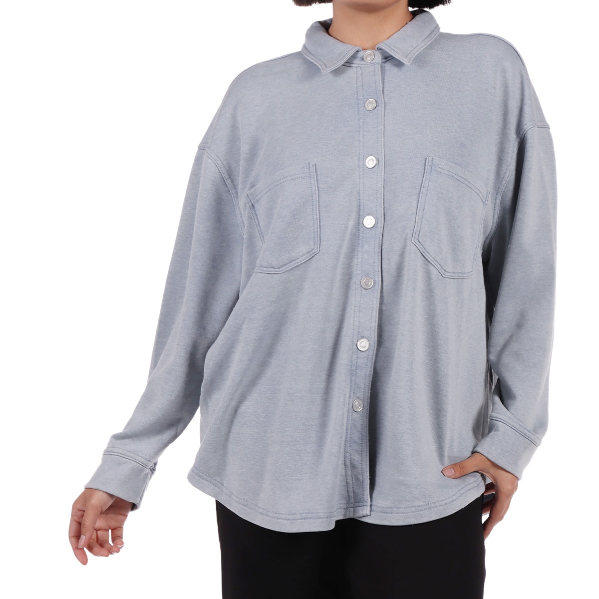 Camisa de Mezclilla Curvi Dex Plus para Mujer
