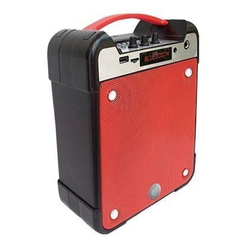 Bocina Recargable Portátil 5,25 Bluetooth Entrada Micrófono