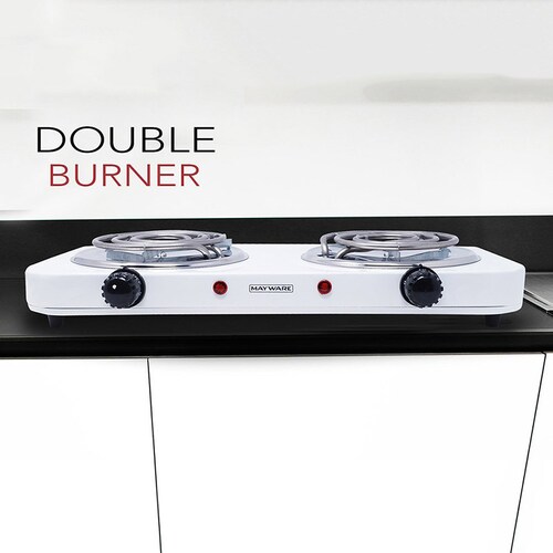 Parrilla Eléctrica Mayware 2 Quemadores