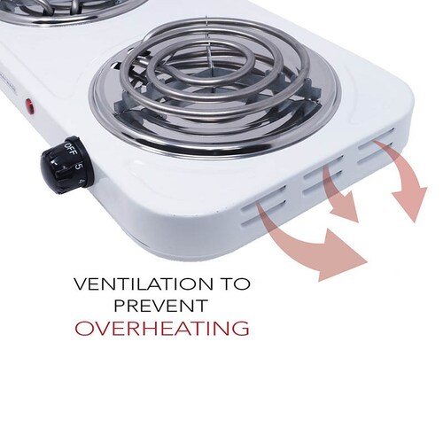 Parrilla Eléctrica Mayware 2 Quemadores