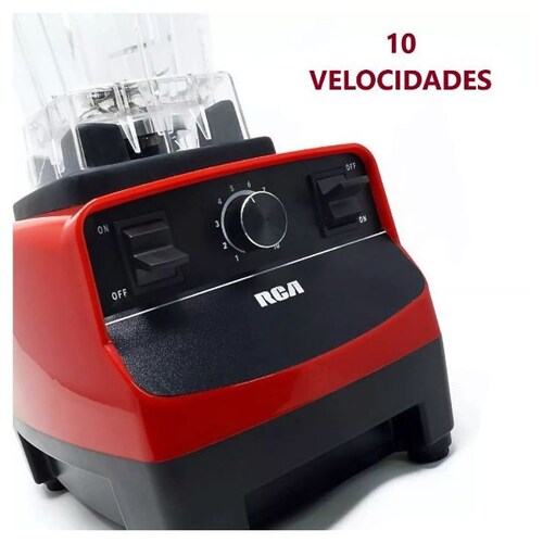 Licuadora Industrial RCA RC-767R Roja/Negro 1200w