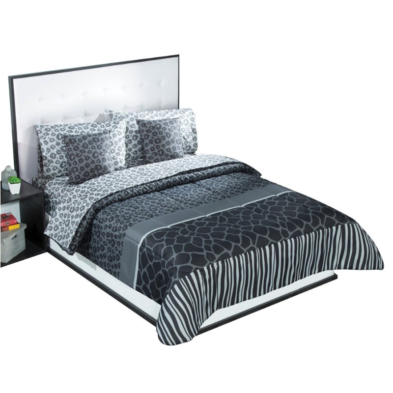 EdredÃ³n King Size Animal Print Kenia Elefantito Hogar