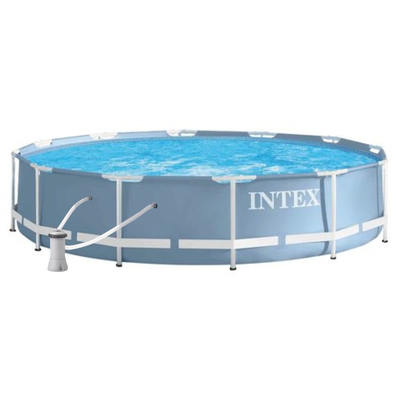 Alberca Piscina Armable 3.66 Met Con Bomba y Filtro Intex