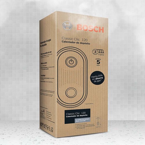 Calentador Deposito 3 Servicios Classic Clic 120 Lp Bosch