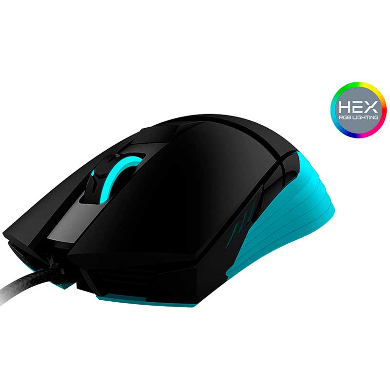 Mouse Gamer THUNDERX3 RM5 HEX RGB 5000DPI 6 Botones USB