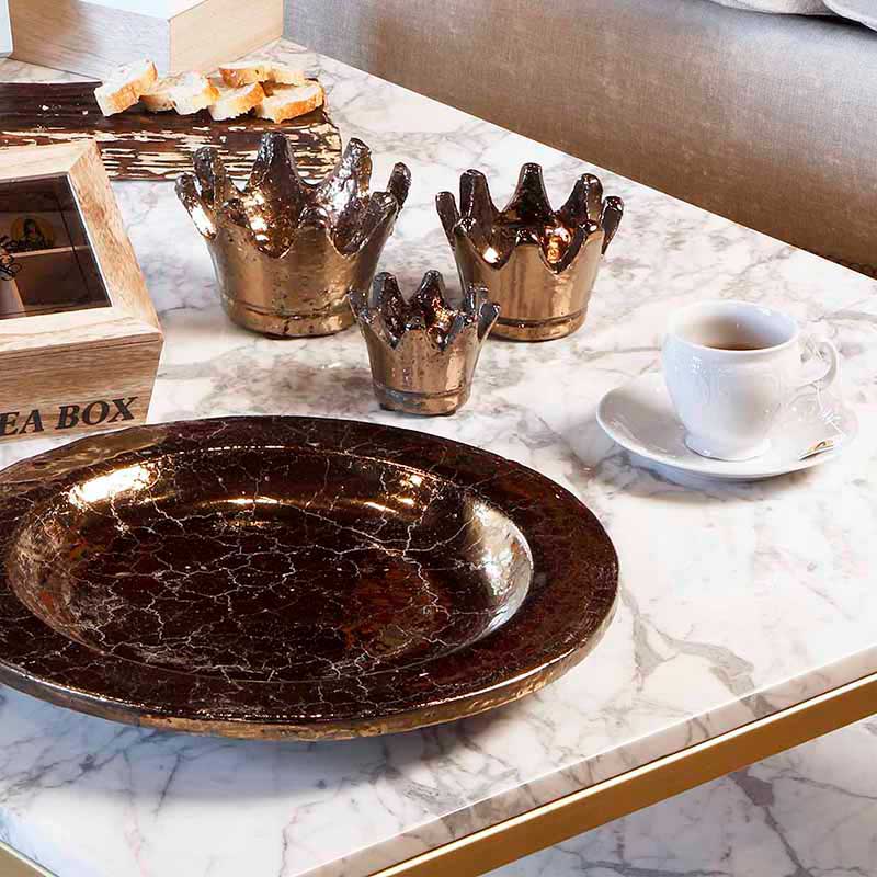 Corona Decorativa Mediana Color Cobre GA945970