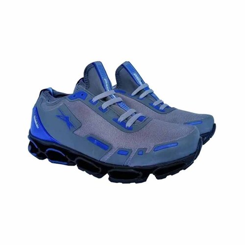 Tenis Deportivo Runing Eescord Gris Azul Marino Caballero Hombre 5585