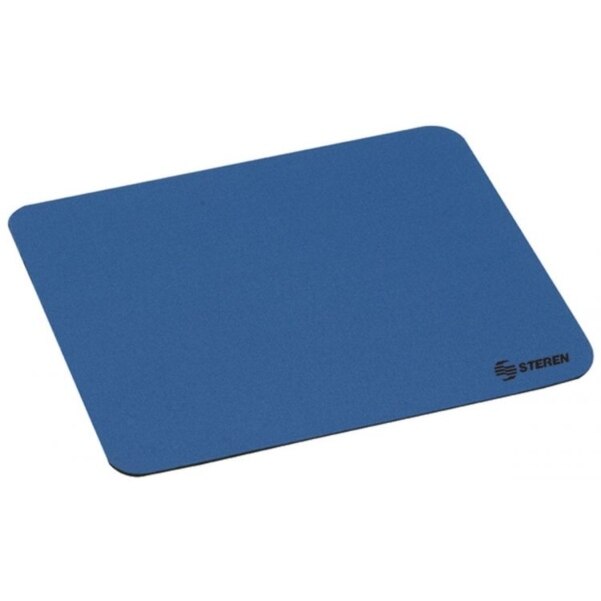 Mouse Pad Rectangular Hule Espuma 22x18cm Azul Steren