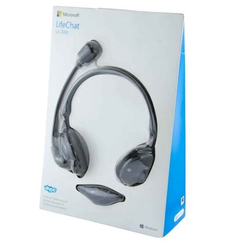 Microsoft Lifechat Lx-2000 Plegable Con Micrófono y audifonos