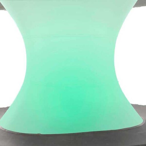 Sillón Inflable Aterciopelado Transparente con Luz Led