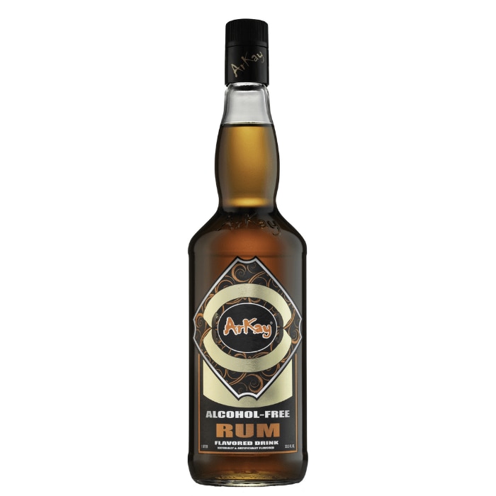 Arkay Bebida No Alcohólica Al Sabor De Rum/Ron - Botella de 1 L