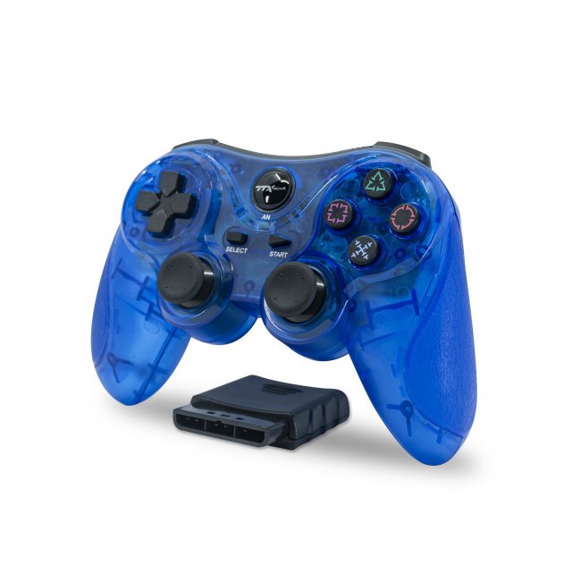Control Inalambrico Wireless para PS2 Playstation 2 Azul TTX TECH