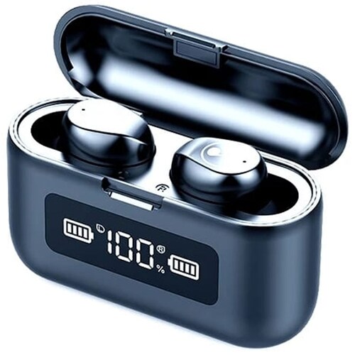 Fralugio Audífonos Inalámbricos Bluetooth Manos Libres 5.0 F9 Note con Power bank