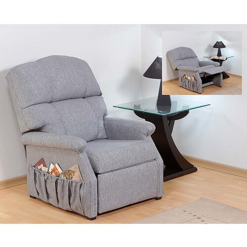 SILLÓN RECLINABLE ROMA GRIS- ENTREGA ÚNICAMENTE EN CDMX, QUERÉTARO ...
