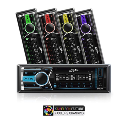 Autoestéreo Para Vehículos Bluetooth Steelpro AXEL-011 - Negro