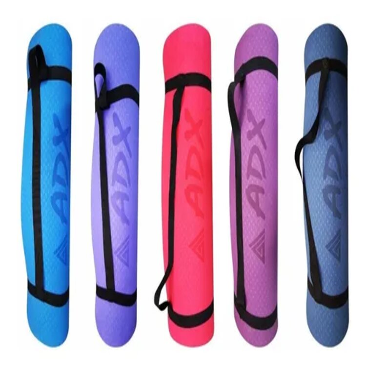 Tapete Para Yoga Adx Material Tpe 183x61 Cm 8 Mm Grosor