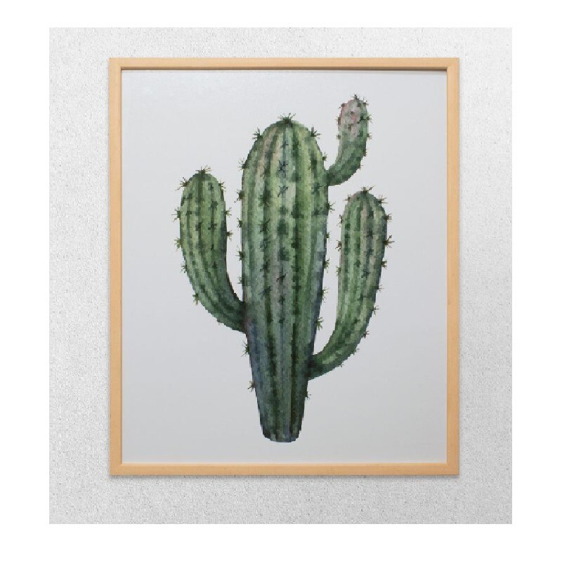 Hermoso Cuadro De Cactus 11x14 pulgadas