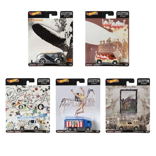Hot Wheels Led Zeppelin 5 Pack GJP75
