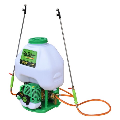 FUMIGADORA ASPERSORA A GASOLINA RAIKER DOBLE VARILLA 25 LITROS 1 HP - RKF25