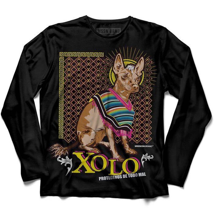 Playera Manga Larga Xolo Premium