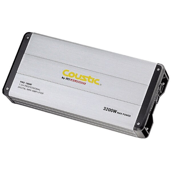 Amplificador De 1 Canal Clase D Coustic Pro-1mini 3200w Max