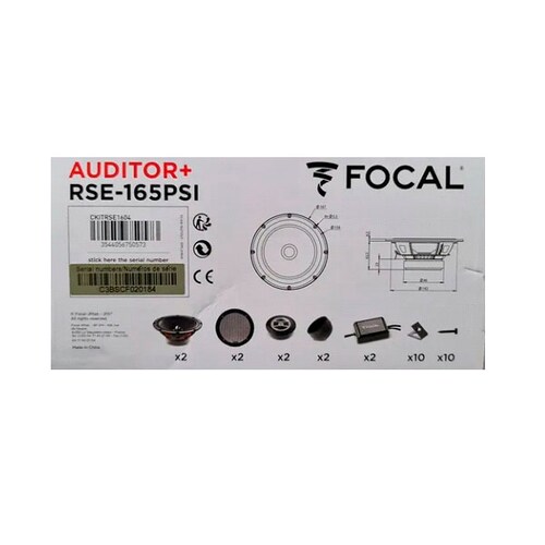 Set De Medios Focal Rse-165psi De 2 Vías 375 Watts Picó