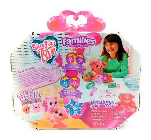 Little-scruff-a-love family-pack mommy and baby de rescate misteriosa de peluche