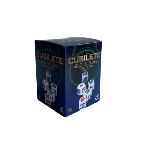CUBILETE FORRADO EN CURPIEL