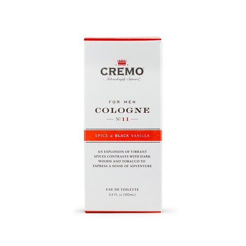 Cremo Spice & Black Vanilla Spray Cologne 3.4oz. 00743