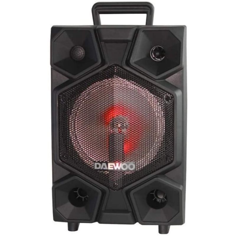 Bocina Daewoo DW-8020 portátil con bluetooth negra