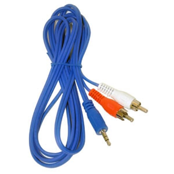 Cable de Audio Adaptador de Entrada RCA a Entrada Plug de 3.5 ...